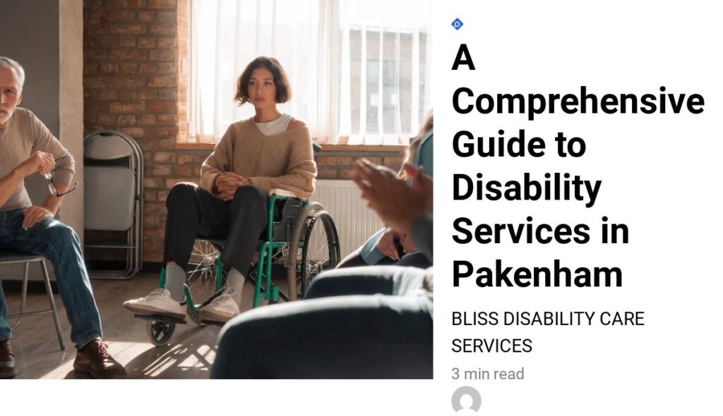 Comprehensive Disability Support Services | Bliss Disability Care Services
